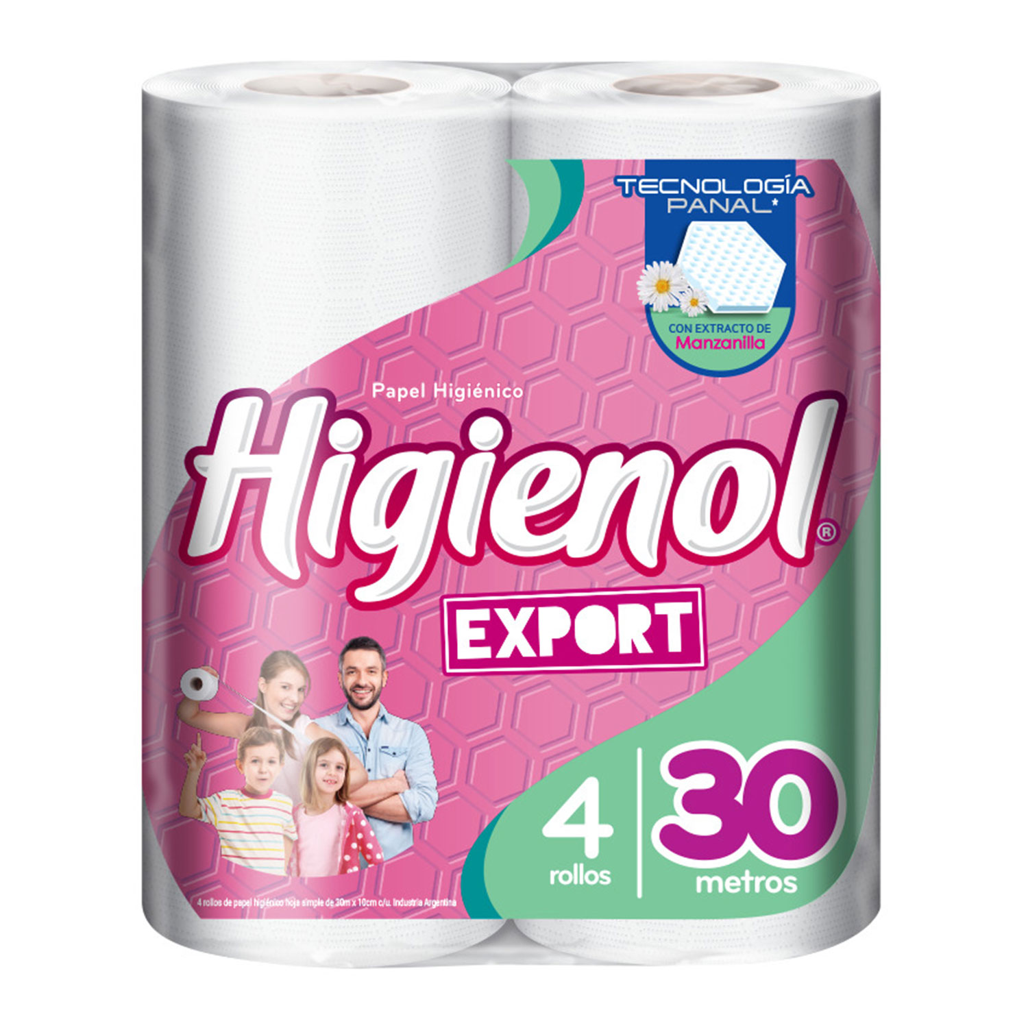 Papel Higiénico Higienol Export 30 Metros X 4 U Leburé
